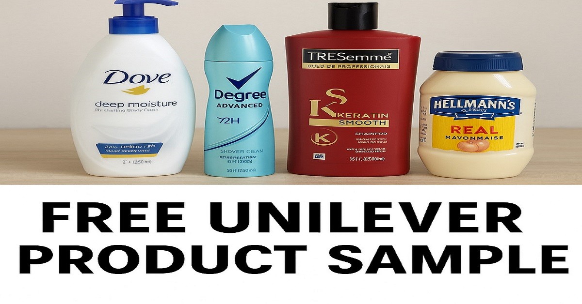 How to Claim a Free Unilever Product Sample Online | Animals Breeds